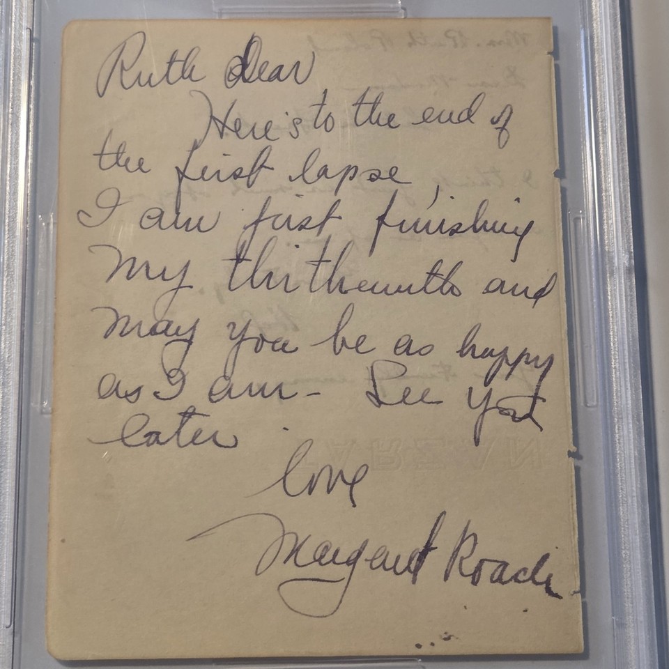 Rare Harold Lloyd Hal Roach Signed PSA DNA Autograph Auto Actor ...