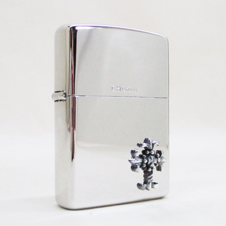 ZIPPO oil Lighter one point cross metal CHN-SBM5 with serial number ...
