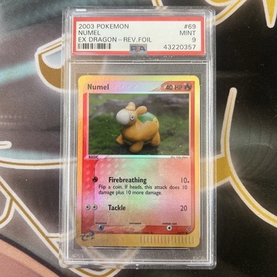 PSA 9 MINT Numel 69/97 Reverse Holo EX Dragon 2003 Pokemon Card | eBay