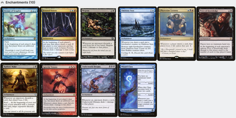 Nekusar, the Mindrazer FORCED CARD DRAW DAMAGE Magic MTG Custom ...