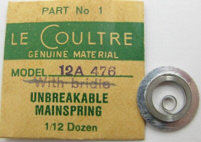 LeCoultre 476, 12A watch part white alloy mainspring * automatic ...
