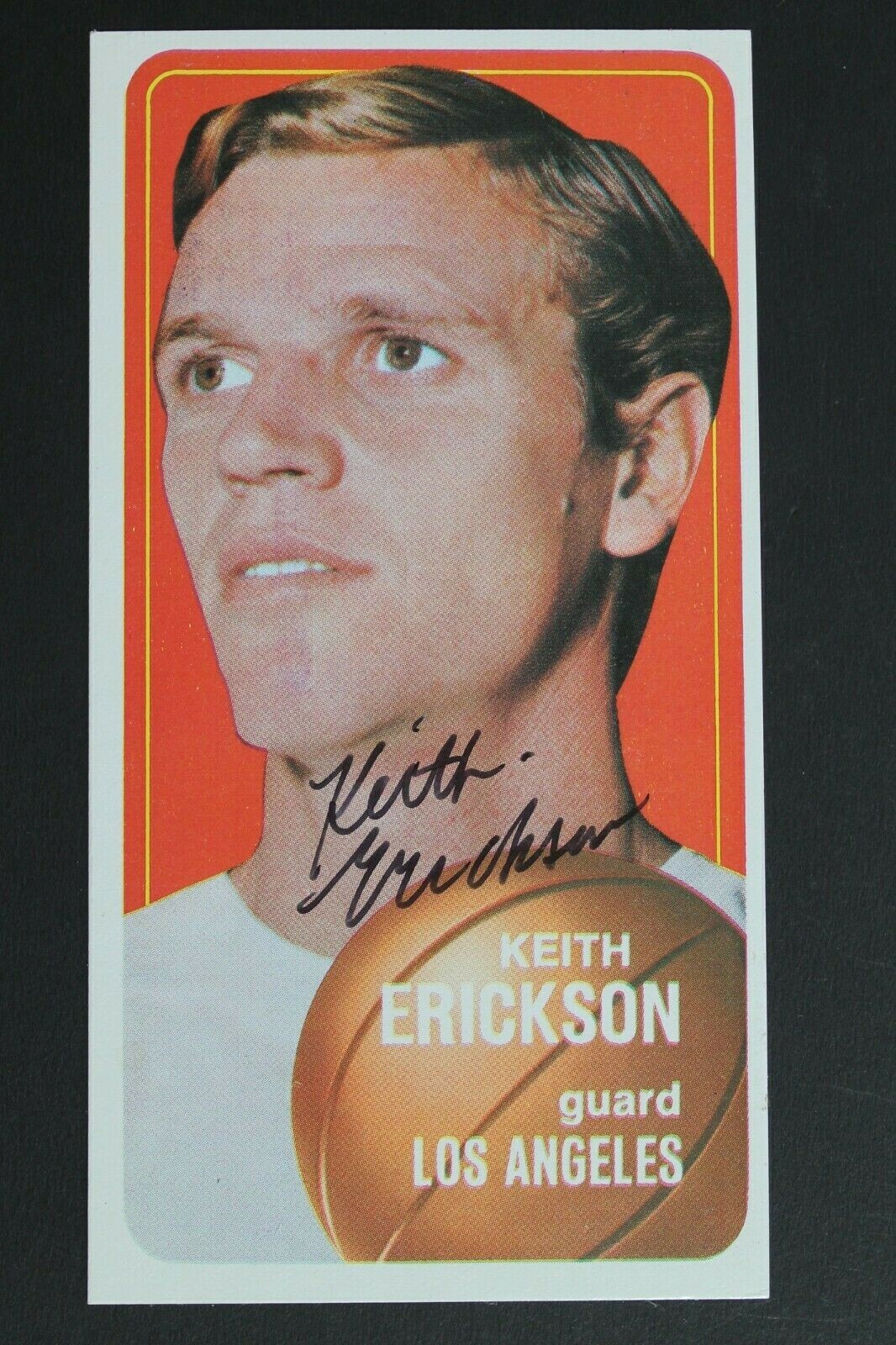 Keith Erickson LA Lakers Autograph 1970 Topps #38 Basketball Signed ...