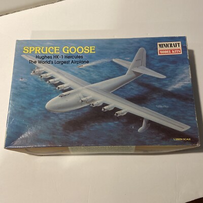 Minicraft Model Kits Spruce Goose Hughes HK-1 Airplane 1/200 Kit 11607 ...