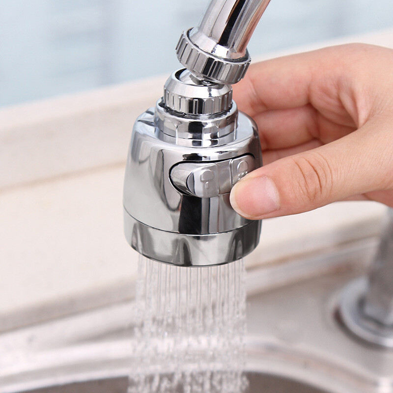 Kitchen Faucet Aerator 360° Rotatable Tap Head Shower Diffuser ...