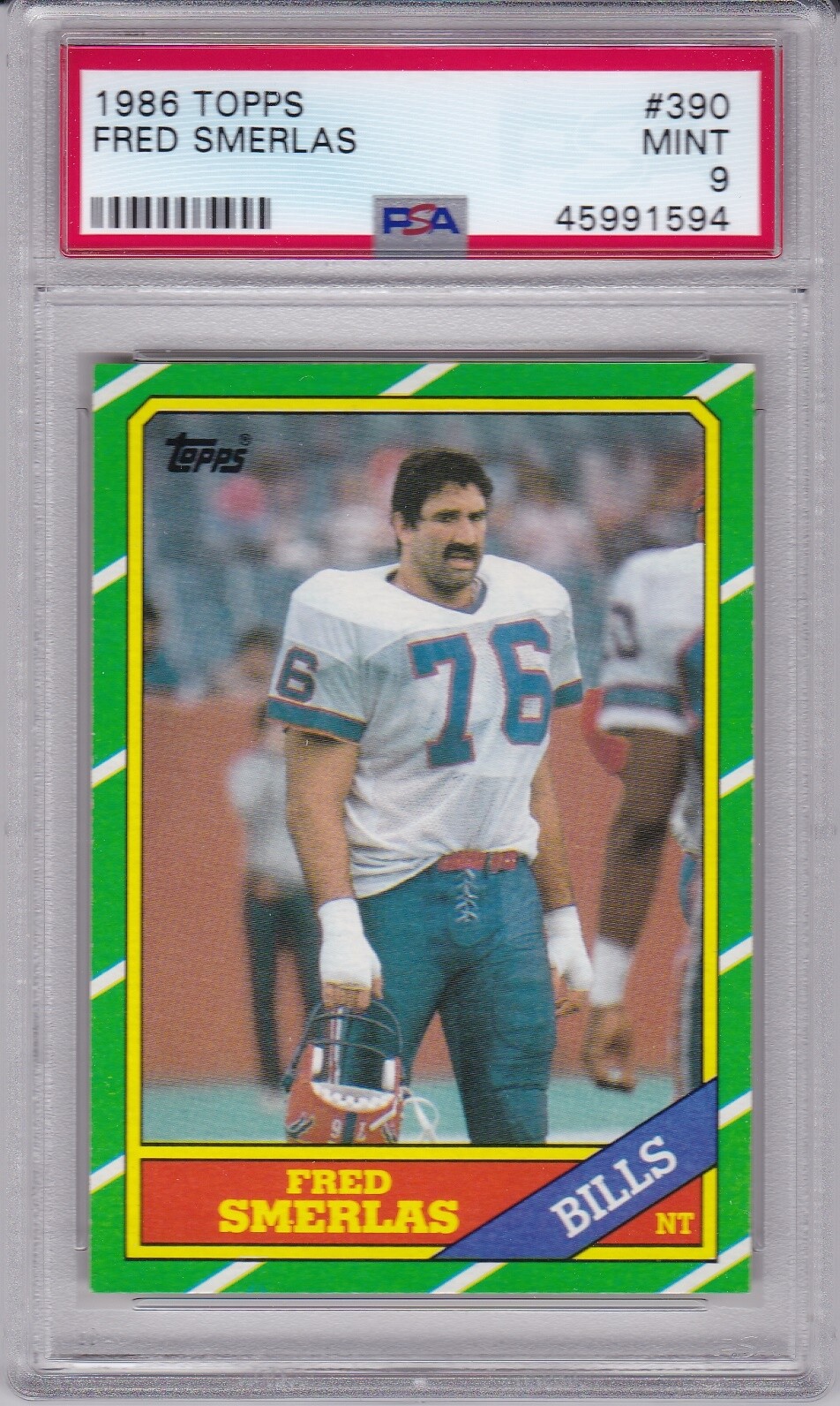 1986 Topps - #390 Fred Smerlas for sale online | eBay