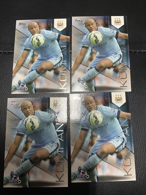 2014 Topps Premier Gold Soccer #71 Vincent Kompany - Manchester City 4 ...