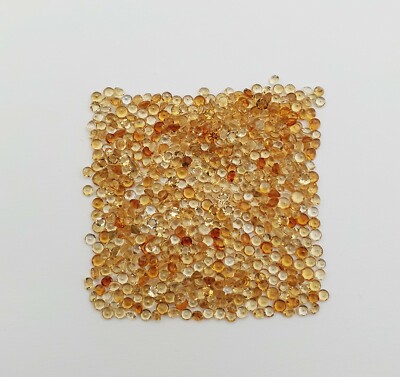 Natural Citrine Round Cut Loose Gemstone Lot 100 Pcs 2 MM | eBay
