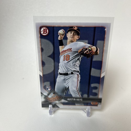 2018 Bowman 46 Austin Hays Rookie RC Baltimore Orioles Baseball Card | eBay