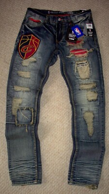 AWESOME Men's NBA Cleveland Cavaliers Denim Jeans UNK Heritage America ...
