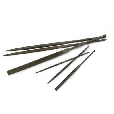 Single Needle File Jewellers Cut 4 Very Fine Smoothing Files Choice of ...