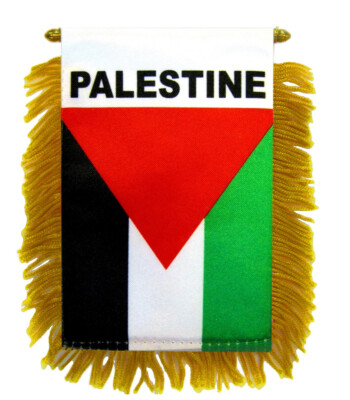 1 Dozen Palestine Mini Banner Flag 4x6in Rear view Mirror Flag | eBay
