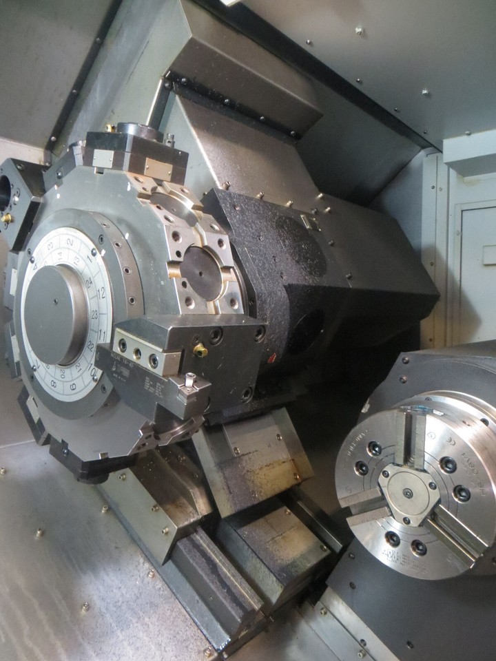 2016 SAMSUNG SL-25 BSY CNC Lathe w/ Live Tool, Y-Axis Dual Spindle, 3 ...