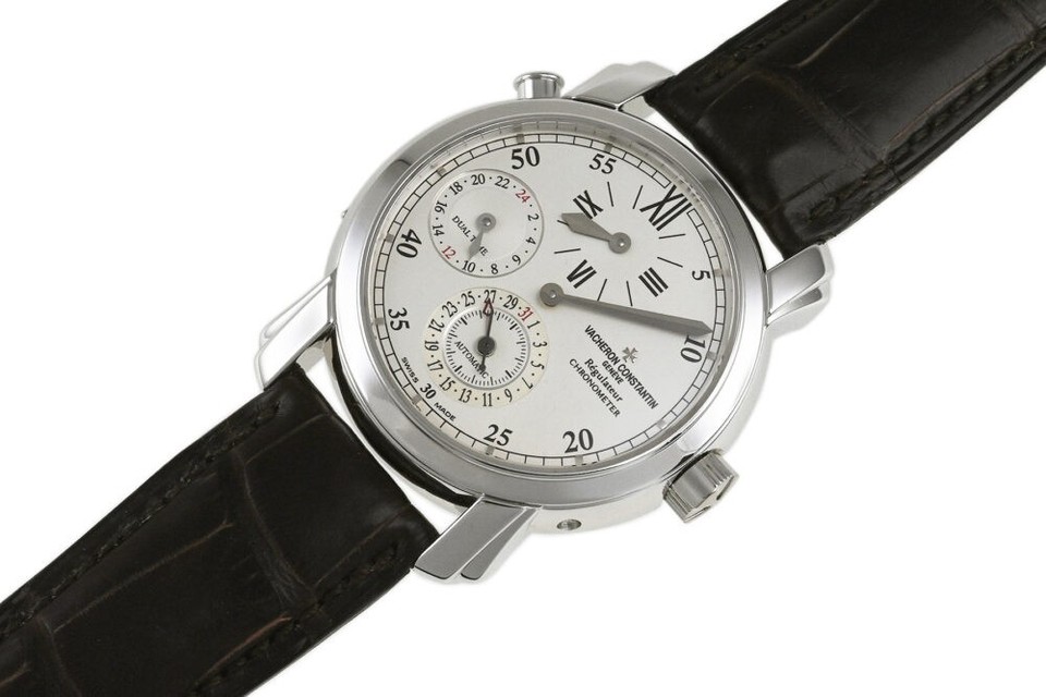 VACHERON CONSTANTIN Malta Dual Time Regulator 42005/000G-8900 #030 | eBay