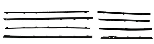 JEGS 95126 Complete Window Guide Felt Kit 1965 Chevrolet Chevelle ...