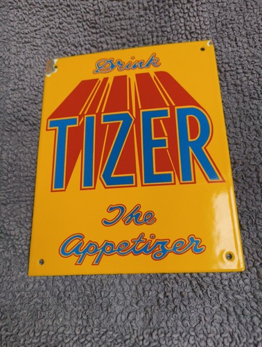 Garnier &Co LTD Tizer Enamel Advertising Sign Vintage Advertising | eBay UK