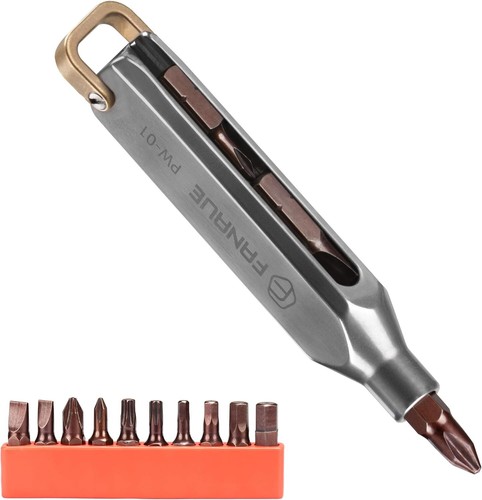 Titanium Small EDC Multi Bit Pocket Screwdriver,Professional Grade ...