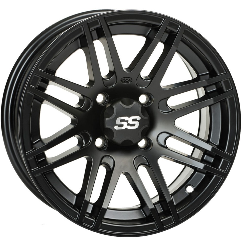 Kit 4 AMS M1 Evil Tires 28x10-14 on ITP SS316 Matte Black Black Ops ...