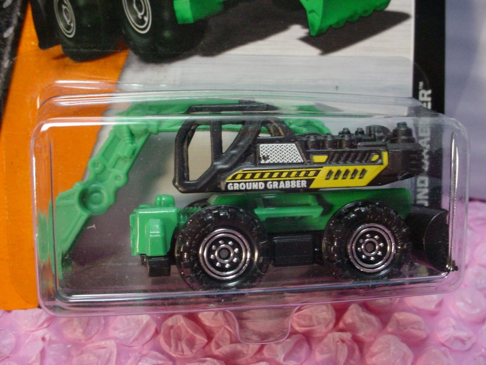 2015 Matchbox GROUND GRABBER #45/120☆black/green☆MBX CONSTRUCTION☆ | eBay