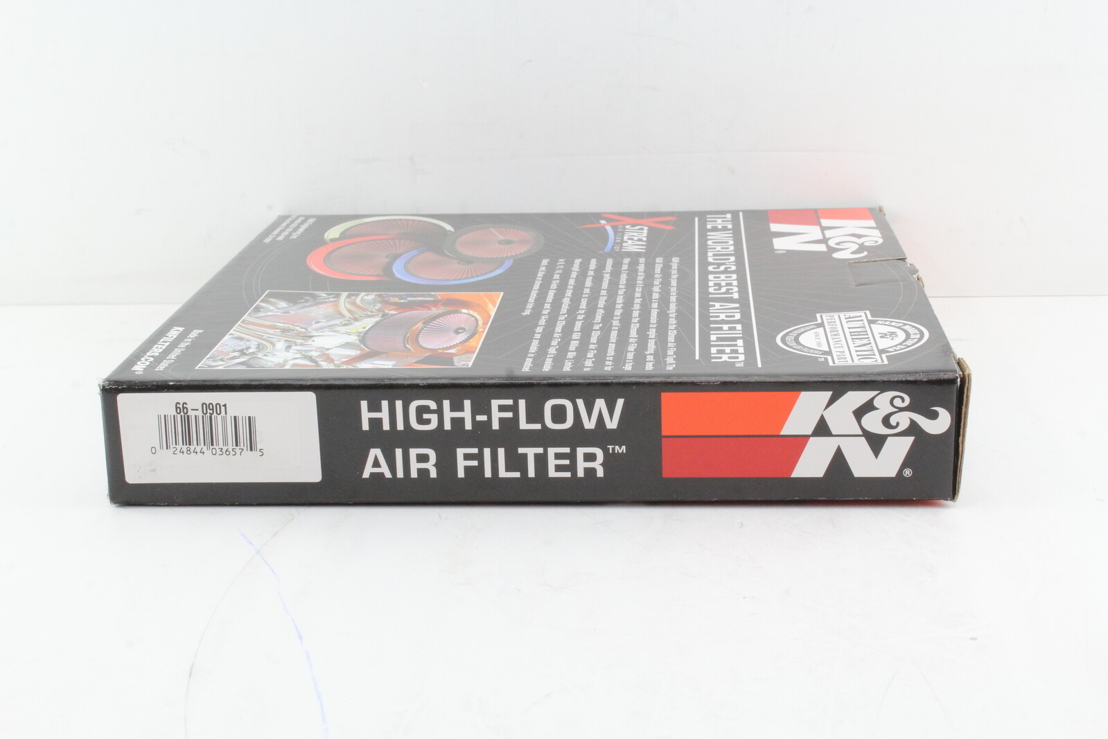 K&N 9" X-STREAM AIR FILTER TOP LID PLATE BLACK - HIGH FLOW & WASHABLE ...