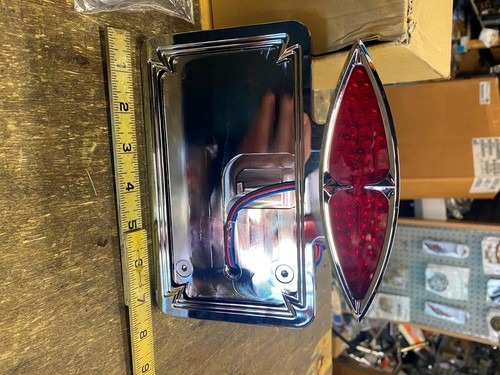 Custom Harley Chopper Side-Mount Deco Taillight License Plate Mount ...