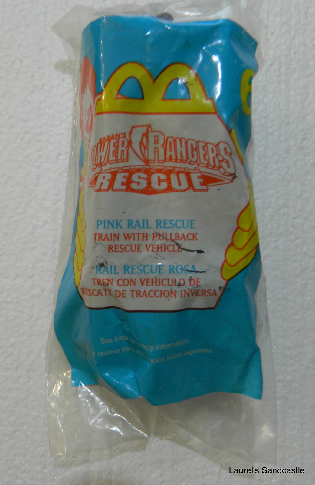 Pink Rail Rescue ~ #6 McDonald’s 2000 Power Rangers Rescue ~ NEW ...
