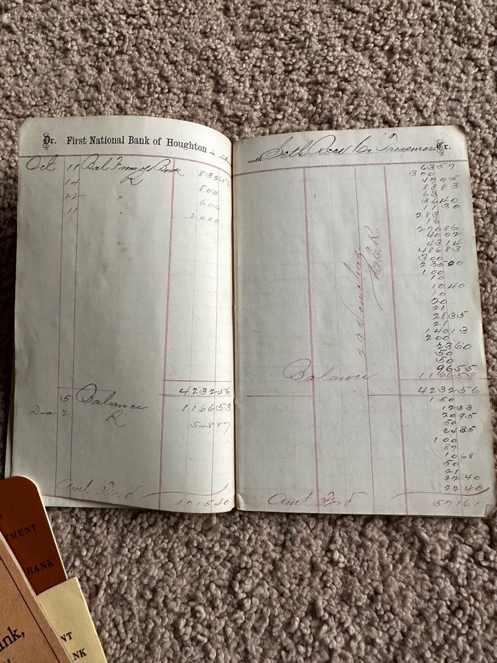 Copper Country Bank Books Lake Linden Hancock Houghton Michigan Mining ...