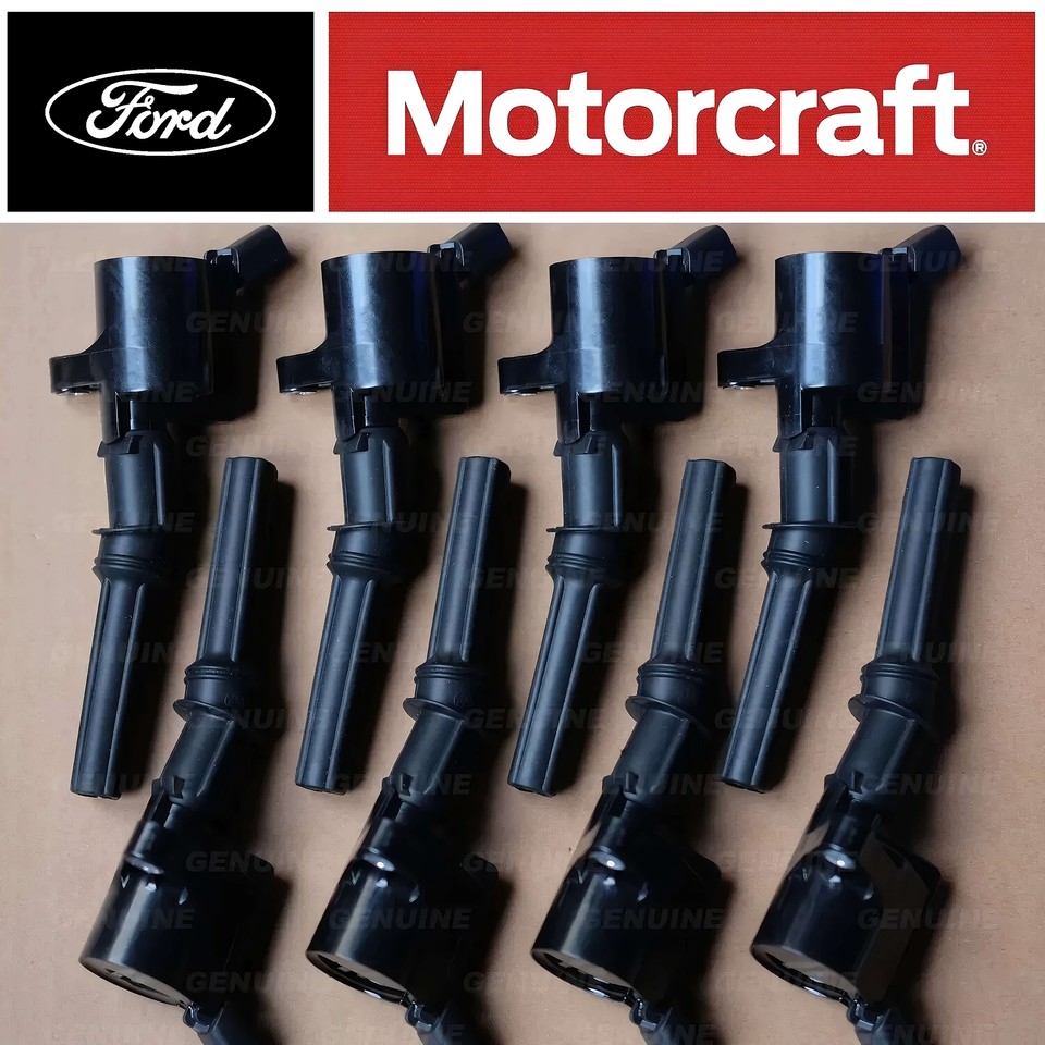 8Set OEM Motorcraft Ignition Coil DG508 &Spark Plug SP479 For Ford F150 ...