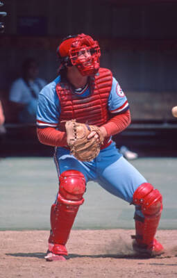Baseball Catcher Ted Simmons Of The St Louis Cardinals 1976 OLD PHOTO ...
