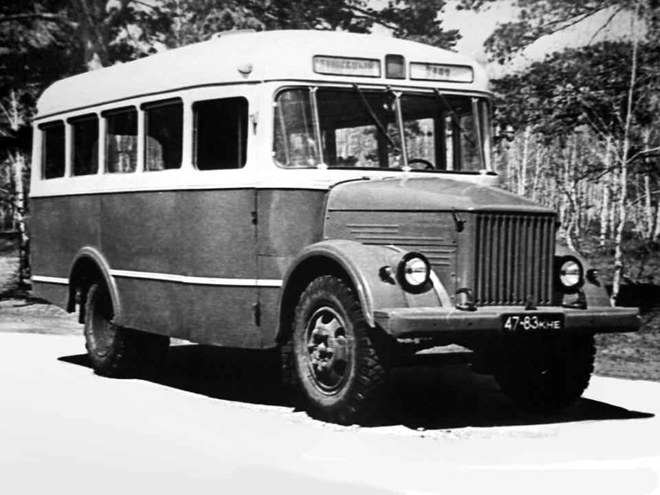 KAVZ-651A (PAZ-651) GZA Allzweck-Kleinbus 1958 DDR UdSSR - 1:87 H0 ...