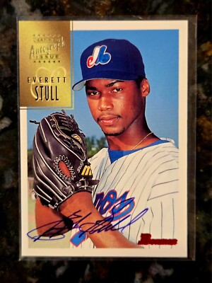 1997 Bowman #CA75 Everett Stull Certified Autographs Blue Ink SP Expos Auto | eBay