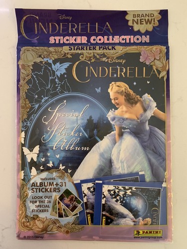 CINDERELLA DISNEY MOVIE UK PANINI STICKER ALBUM STARTER PACK 2015 | eBay