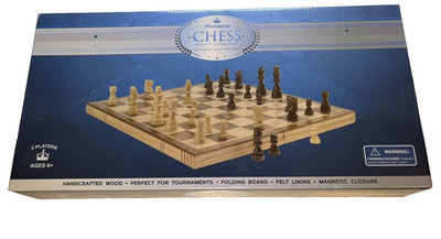 Kangaroo Folding Handcrafted Wooden Chess Pieces Board Set with ...