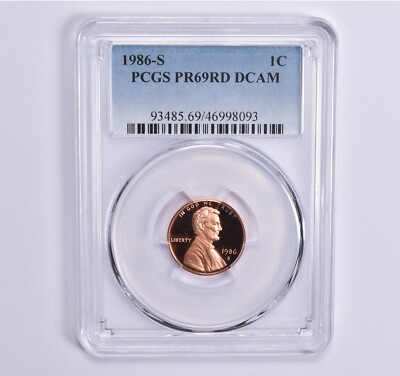 1986-S Lincoln Memorial Cent PR69 RD PCGS Blue Lbl | eBay