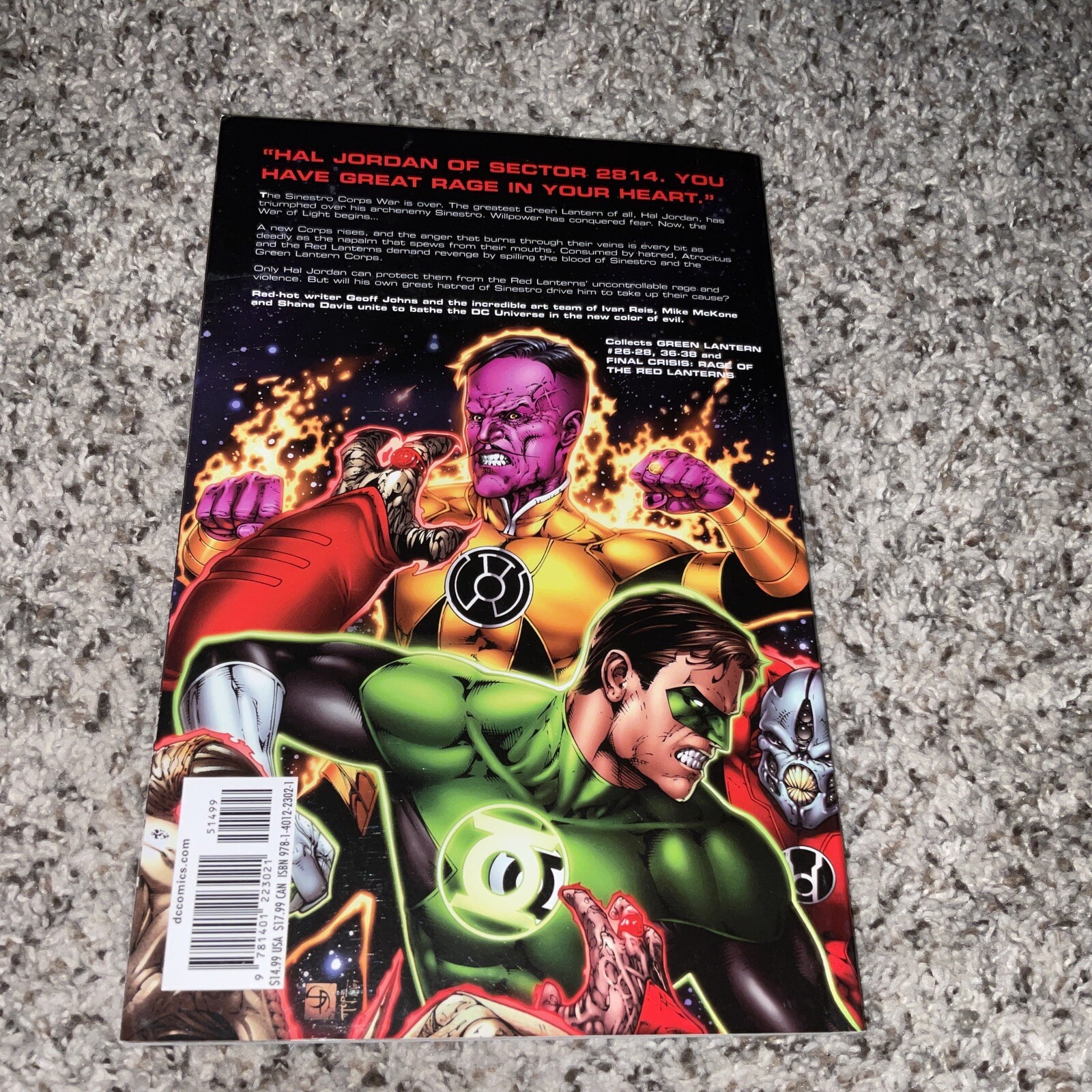 Green Lantern: Rage of the Red Lanterns (DC Comics 2009 September 2010 ...