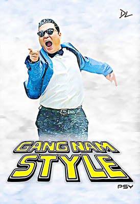 Psy "Gangnam Style" Original Pop Art Print - 13 x 19 Poster | eBay