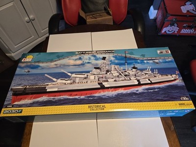 Cobi Battleship Bismarck Set 4819 Scale 1:300 2030 Pieces | eBay