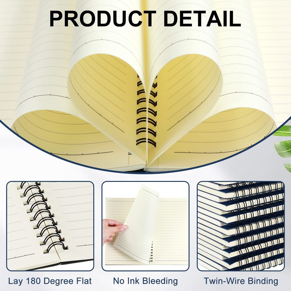 18 Pcs Spiral Notebook Bulk A5 Journal Lined 8.3'' x 5.5'' Writing Compositio... | eBay