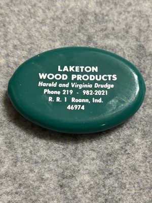 Vtg Squeeze Rubber Coin Purse Change Holder Laketon Wood Products Roann ...