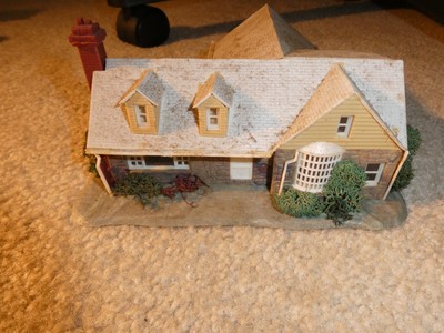 Vintage Rundown HO Scale Plastic Suburban House Building | eBay
