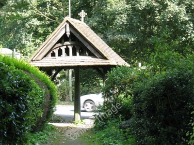 Photo 6x4 St Katharine's church Merstham: lych gate Viewed from the ...