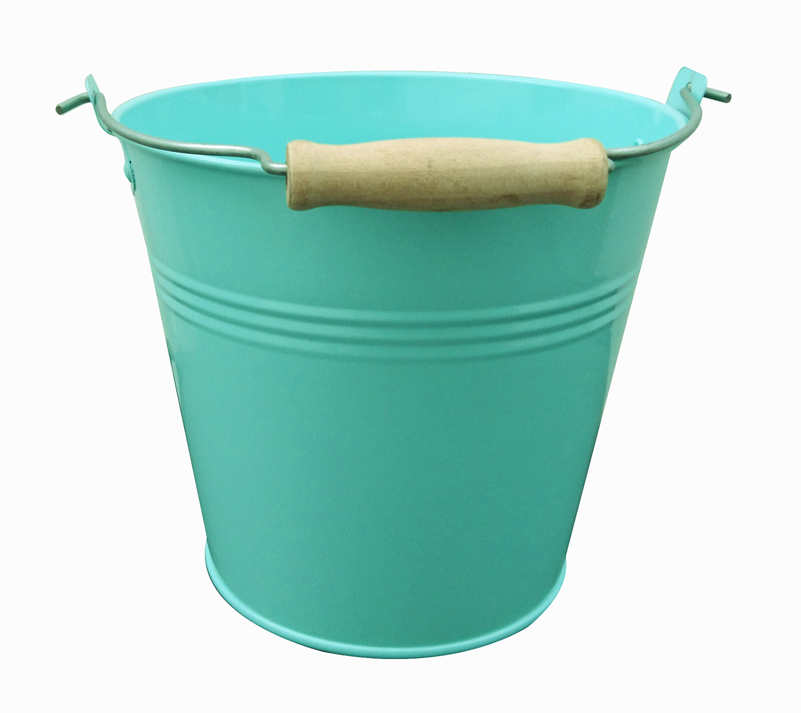 16CM METAL TIN HERB FLOWER BUCKET POT PLANTER WEDDING FAVOURS SWEET ...