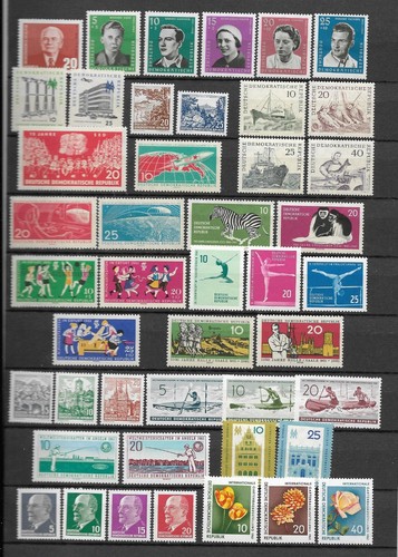 East-Germany/GDR/DDR: All stamps of 1961 MNH in a year set complete, | eBay
