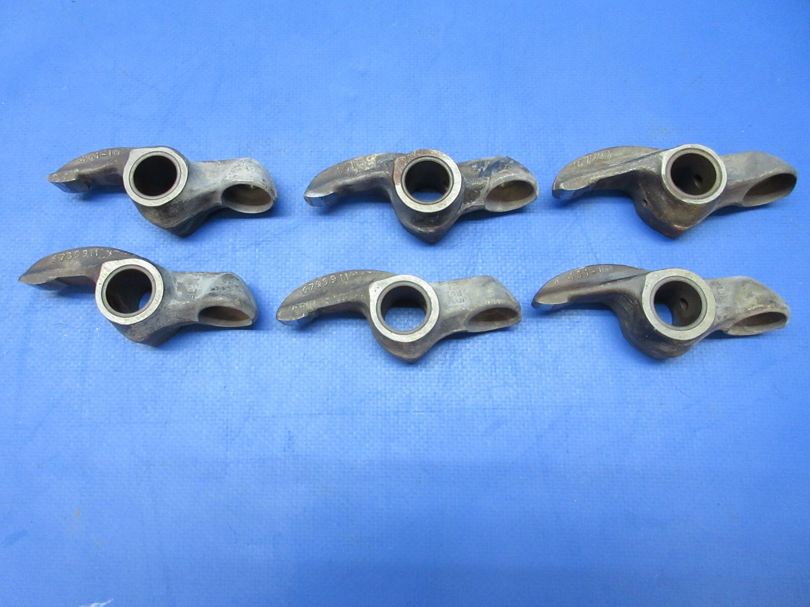Lycoming TIO-540 Exhaust Valve Rocker Arm Assembly P/N 67112 Set of 6 ...