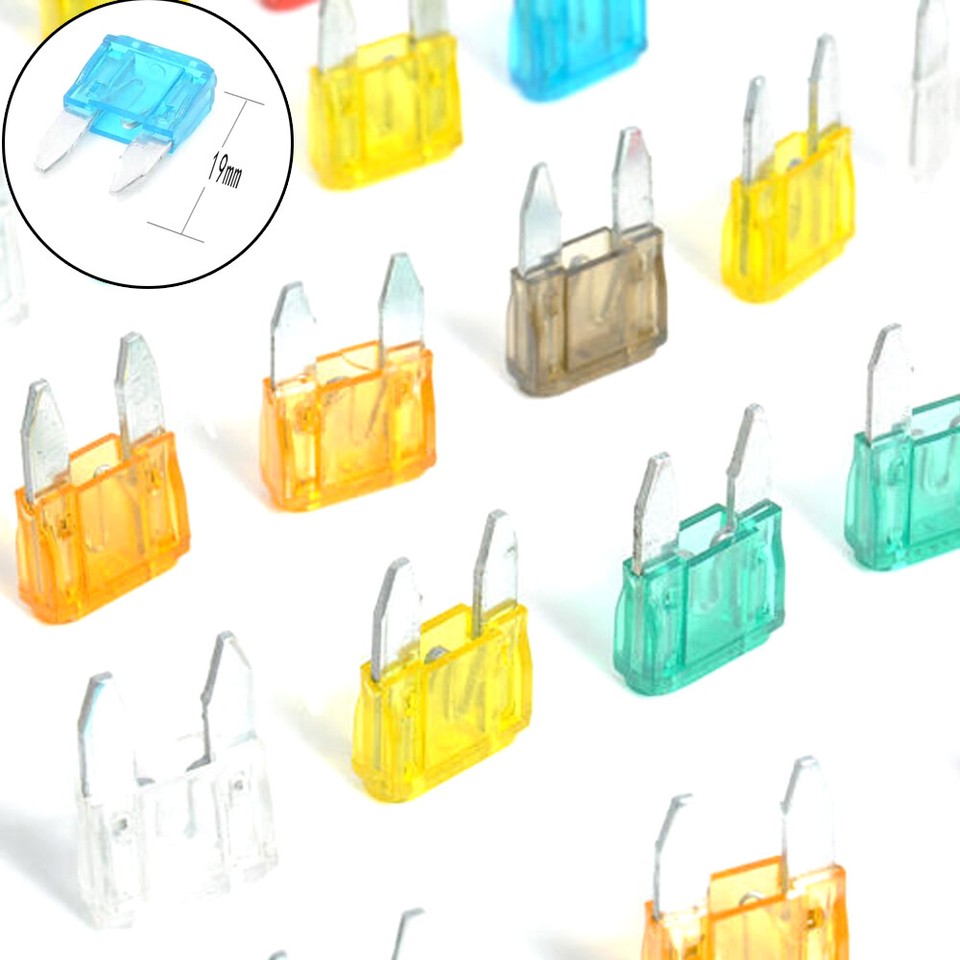 35PCS Mini Micro Blade Fuses For Car Truck 5A 10A 15A 20A 25A 30A ...