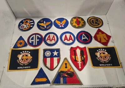 US WWII AIRBORNE TECH MISSILE PATCH MILITARY PATCHES LOT OF 17 ...