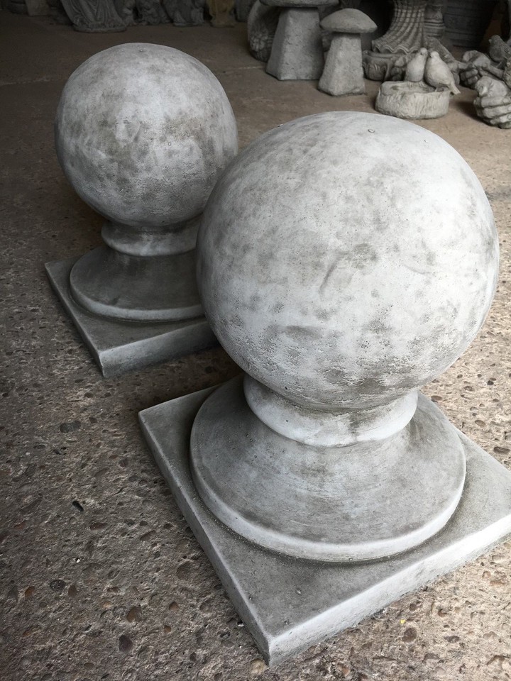 Garden stone pillar post tops,Ball finals,Post pier caps,Copings,drive ...