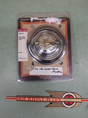 Harley-Davidson 27936-08 Dyna Flame AC Trim Kit '08 Up Dyna | eBay
