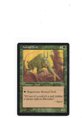MTG Horned Troll Mercadian Masques 251/350 Regular Common | eBay
