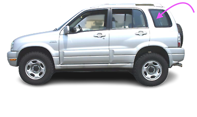 Fits:1999-2005 Tracker,Vitara,Grand Vitara Driver Left Rear Quarter ...