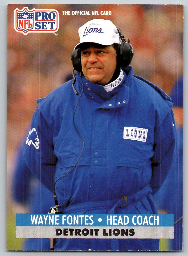 1991 PRO SET WAYNE FONTES DETROIT LIONS #153 | eBay